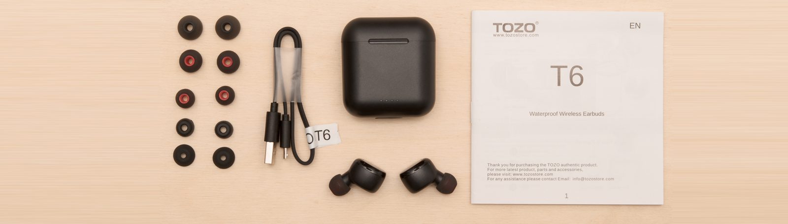TOZO T6 IPX8 Waterproof – Revolutionary Masterpiece Sound